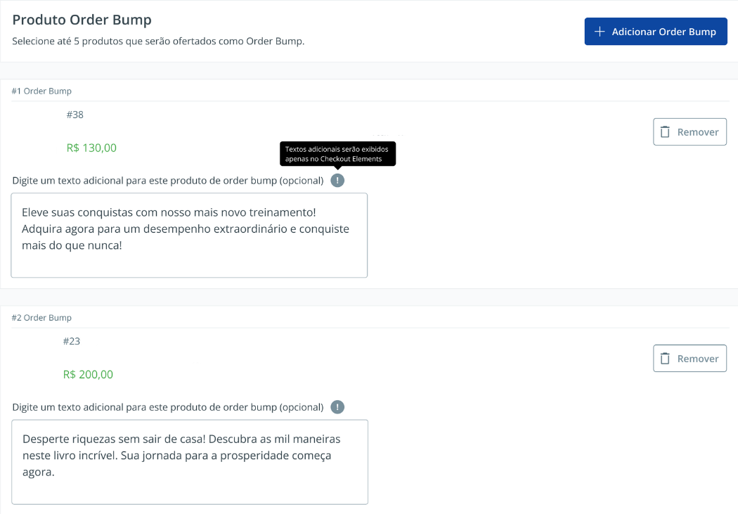 O que é e como cadastrar o Order Bump? - Checkout Sun