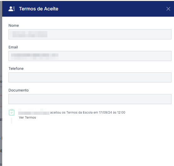 Como Ativar e Configurar os Termos Legais? - AlpaClass
